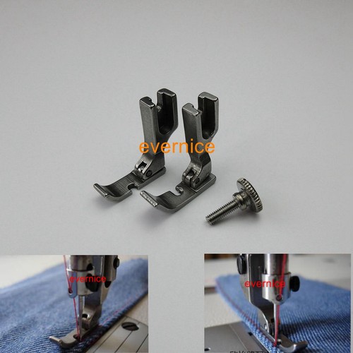 Hinged Left & Right Zipper Cording Foot Set for Industrial Sewing ...