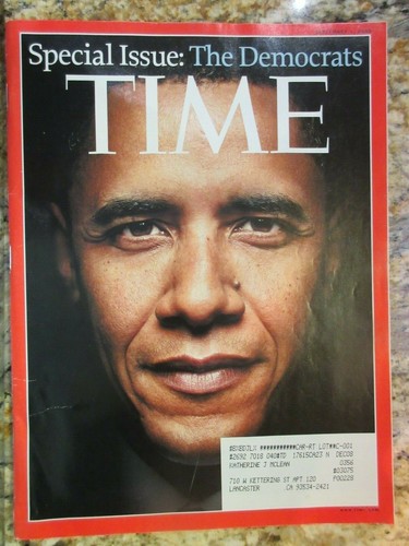 Time Magazine September 1 2008 "Special Obama Issue: The DEMOCRATS" | eBay