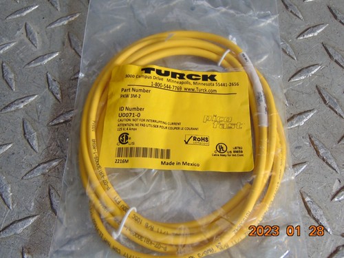 NEW TURCK PKW 3M-2 CORDSET CABLE - QUANTITY - FREE SHIPPING | eBay