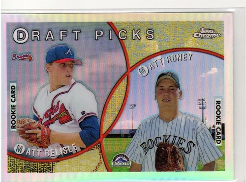 MATT BELISLE MATT RONEY 1999 TOPPS CHROME REFRACTOR #438 (CLEARANCE) | eBay