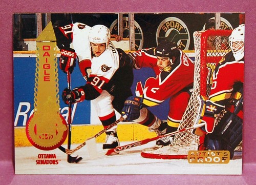 Alexandre Daigle Ottawa Senators 1994-95 Pinnacle #2 - Artist's Proof ...