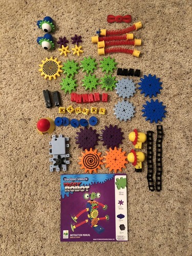 Techno Gears STEM Construction Toy PARTS ONLY For Wacky Robot Aero Trax ...