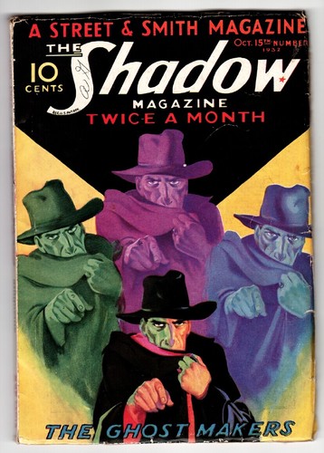 PULP: SHADOW 1932 October 15-The Ghost Makers-STREET AND SMITH-RARE ...