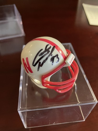 Jared Tomich Tiny Helmet Autographed Nebraska Huskers 1994 1995 ...