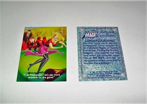 1994 COMIC IMAGES 50 FABULOUS YEARS OF TORCHY (UNSIGNED AUTOGRAPH CARD ...