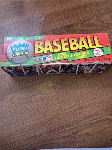 1990 Fleer Baseball Cards Complete Set 660 Cards & Logo Stickers ...