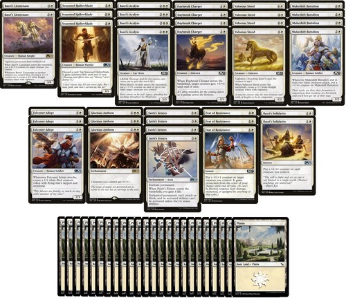 White Creature Intro Deck - Magic the Gathering - 60 Card - Modern ...