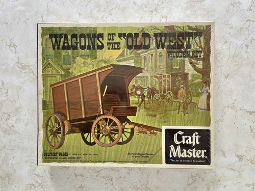 Vintage Craft Master Wagons of the Old West Delivery Wagon Wood Model ...