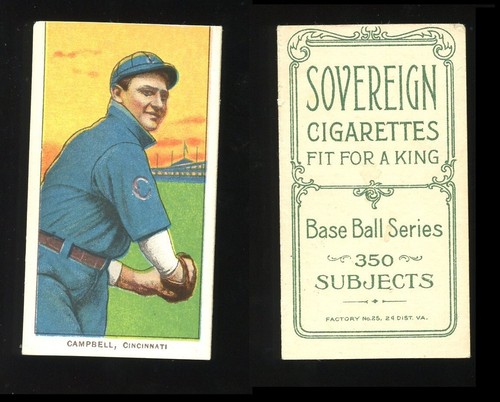 T206 Billy Campbell ~~ trim condition sharp ~~ Sovereign 350 back | eBay