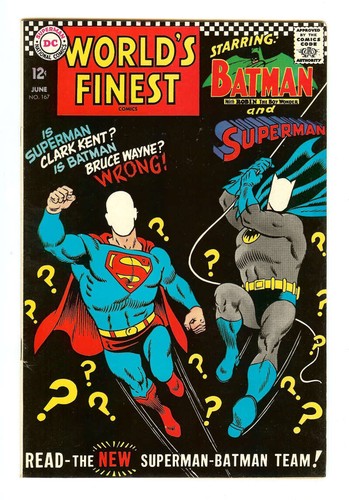 World's Finest Comics #167 (DC Comics June 1967) for sale online | eBay