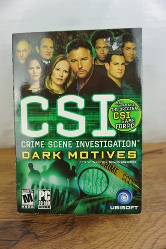 CSI: Crime Scene Investigation - Dark Motives - Interactive Game PC ...