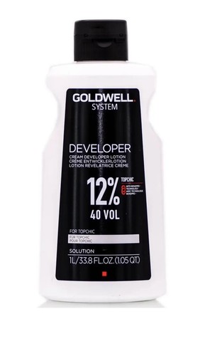 Goldwell System Cream Developer Lotion (For Topchic) 12% 40 Vol -33.8 ...