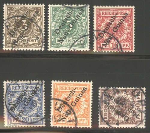 Germany Deutsche Neu Guinea DNG Mi1-6 Set Used MATUPI 101912 | eBay