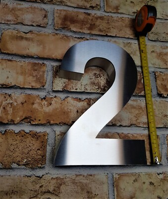 Stainless Steel House Numbers for sale | eBay