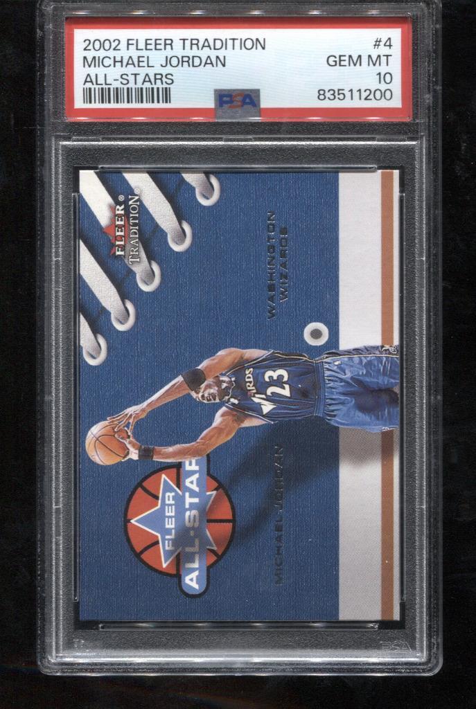 Michael Jordan 2002 Fleer Tradition #4AS All-Stars Price Guide - Sports ...