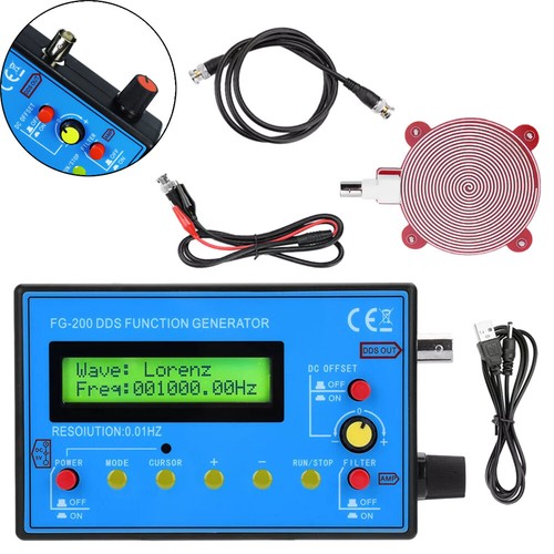 FG-200 0.01Hz-500KHz DDS Function Signal Generator Frequency Signal ...