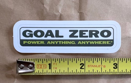Goal Zero sticker decal, 3" x 0.75", NEW | eBay