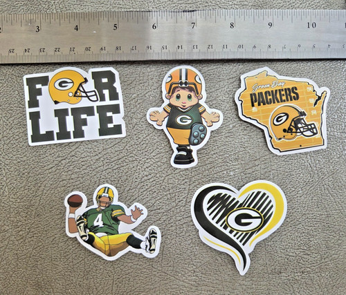 5 pack Green Bay Packers Stickers-4 | eBay