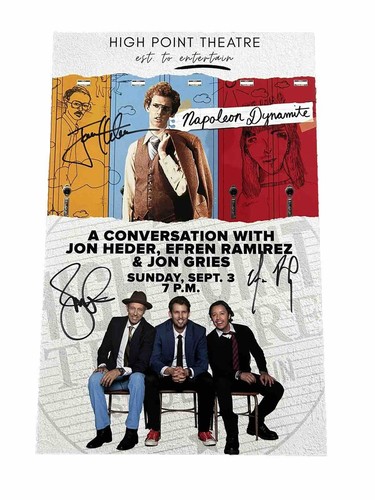 Napoleon Dynamite Autographed 11x17 Poster Jon Heder, Efren Ramirez ...