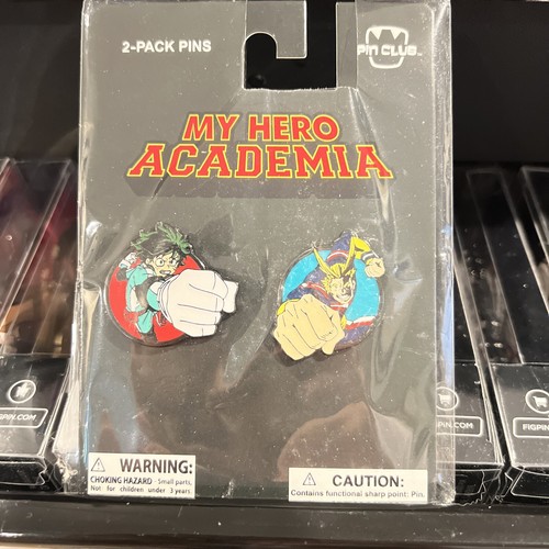 Pin Club MY HERO ACADEMIA DEKU AND ALL MIGHT 2-PACK ENAMEL PINS | eBay
