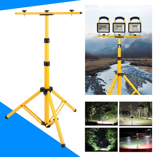 Portable Adjustable LED Work Light Tripod Stand Telescoping for PAR ...