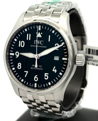 IWC PILOT'S WATCH MARK XX - IW328202 - 40mm - BLACK DIAL - BRAND NEW ...