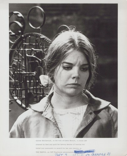 PBS 1960s Gilmer McCormick Karen Renick NET Playhouse 8x10 Original ...