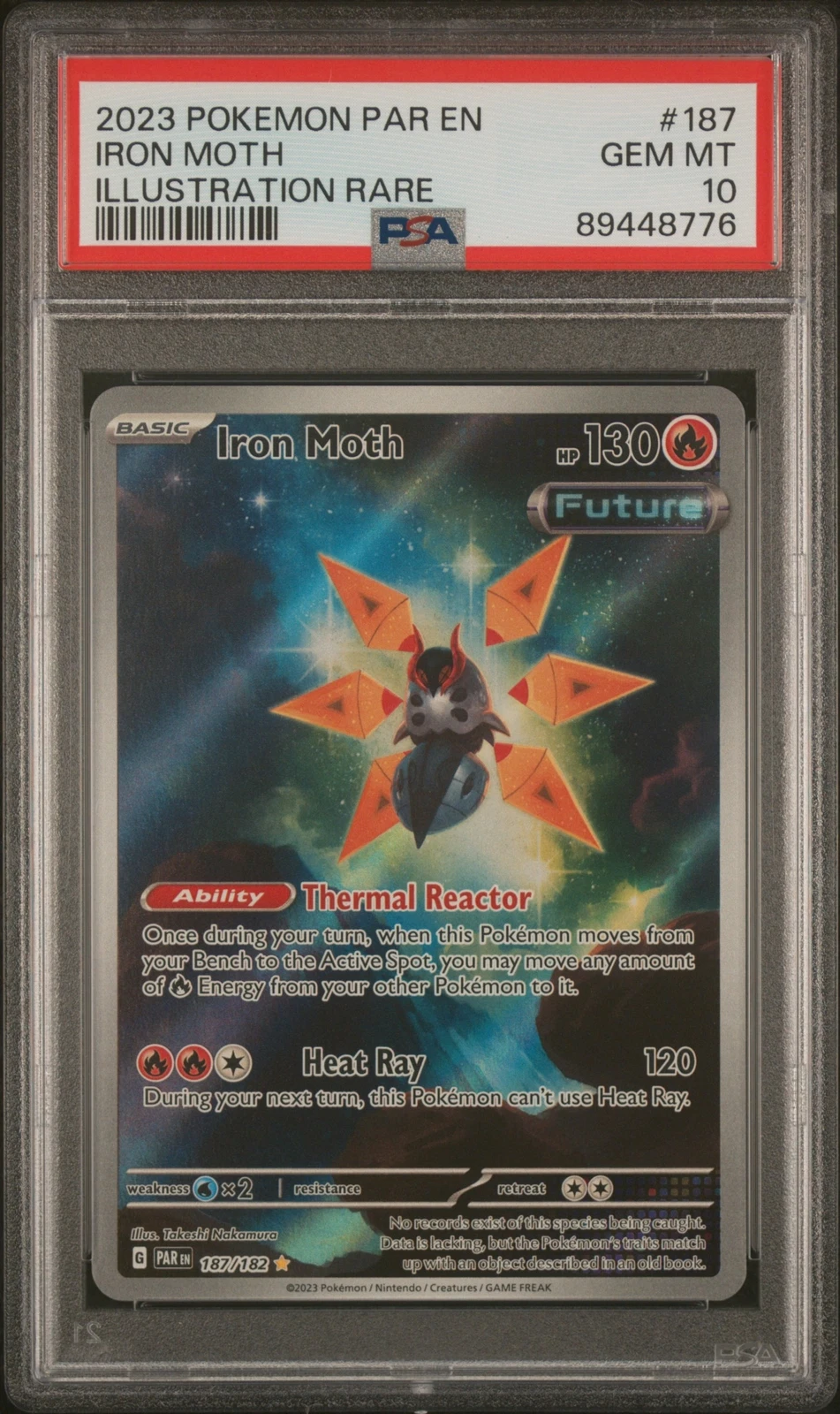 Iron Moth 2023 Scarlet & Violet: Paradox Rift #187/182 Illustration ...