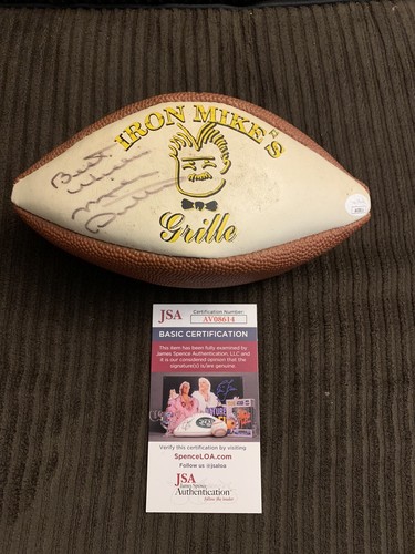 Mike Ditka Iron Mike’s Grille Mini Football Signed JSA Chicago Bears | eBay