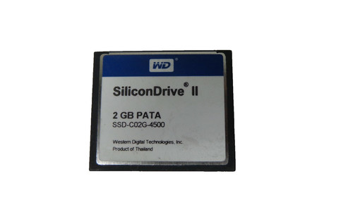 WD SiliconDrive II 2GB PATA SSD-C02G-4500 CF Compact Flash Memory Card ...