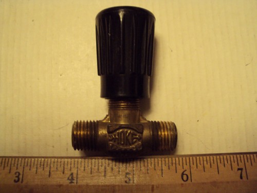 Hoke Brass bellows sealed Valve, 4111M4B 1/4 mnpt in-out; blunt stem ...