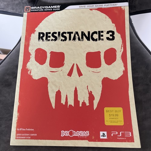 Resistance 3 PS3 Sony Bray Games Strategy Guide Book | eBay