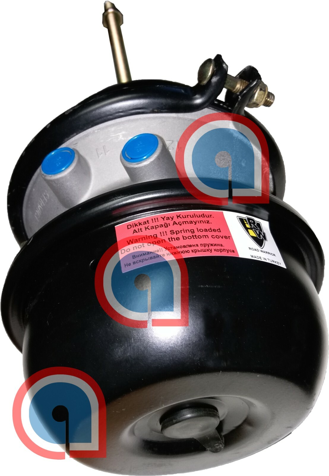 AIR BRAKE CHAMBER 30/30 - SEALED - 3" LONG STROKE (SQUARE CAST AIR PORT ...