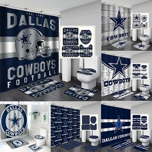 Dallas Cowboys Curtains In Shower Curtains for sale | eBay