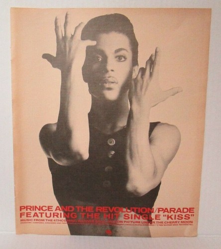 1986 PRINCE PARADE ALBUM 1980's 10" X 12" Magazine Ad RSL2 | eBay