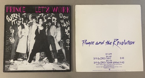 Prince Let’s Go Crazy / Let’s Work 12” Singles Lot Of 2 Vinyl | eBay