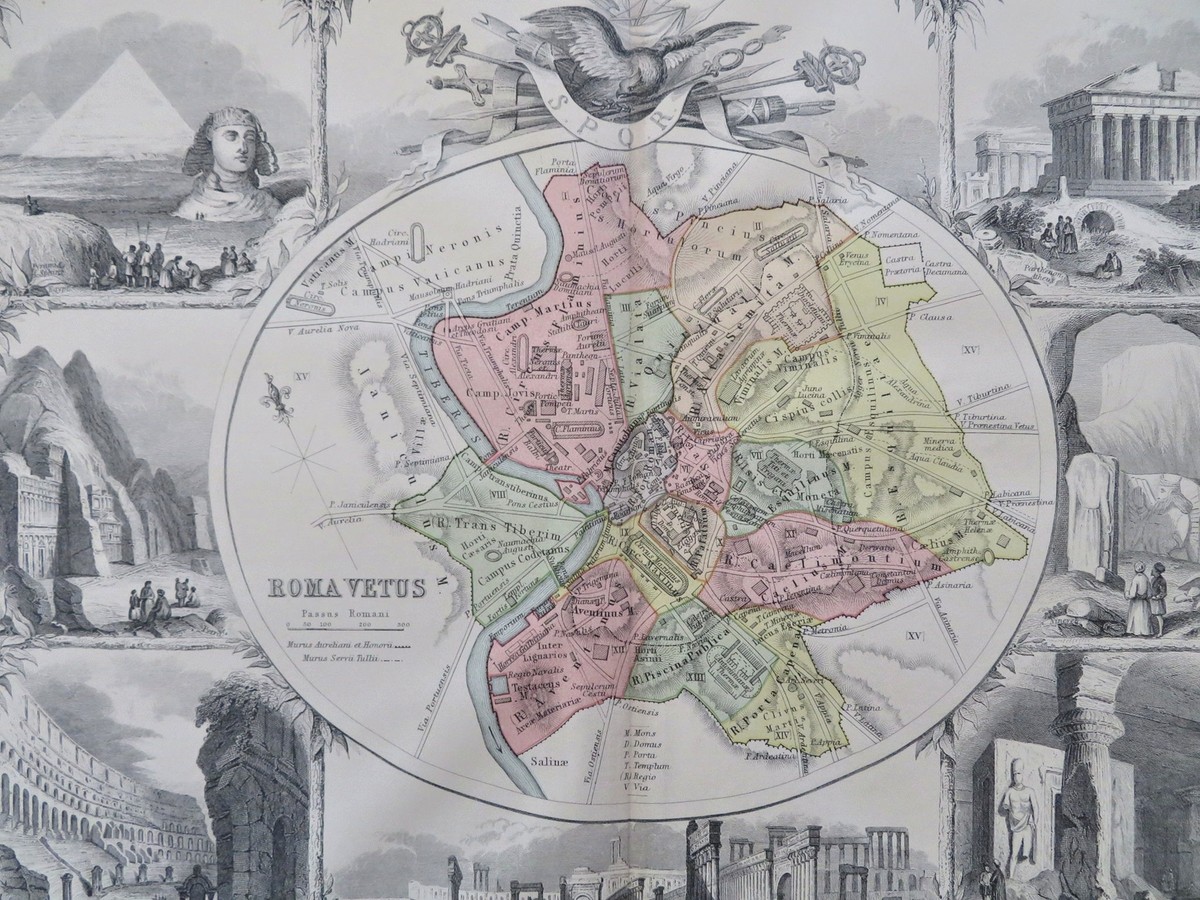 Esquema Del Mapa De La Antigua Roma Historia De Roma