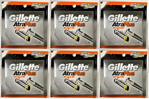 Gillette Atra Plus Refill Razor Blade Cartridges, 60 Count (Unboxed) | eBay