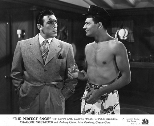 Cornel Wilde, Anthony Quinn - The Perfect Snob (1941) - 8 1/2 X 11 | eBay