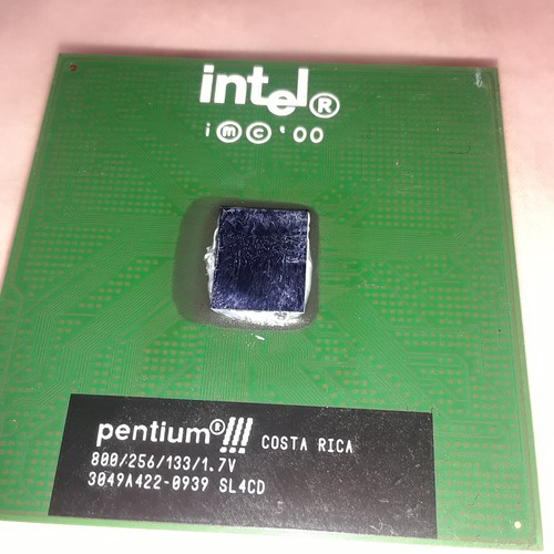 Intel Pentium III 800 MHz 800/256/133/1.75V, Socket 370 CPU SL52P | eBay