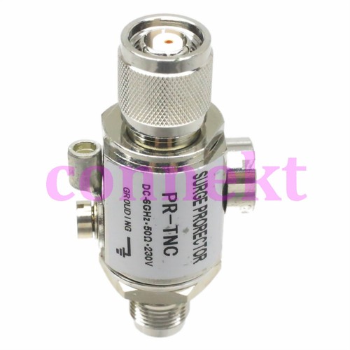 RP-TNC jack to RP-TNC Bulkhead plug 0-6.0GHz Gas discharge Lightning ...