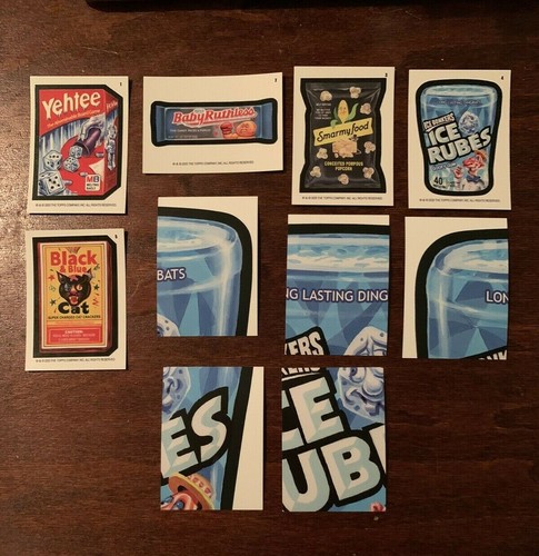 2020 Wacky Packages Week 1 JULY - 2 Complete Base Sets - 10 cards total ...