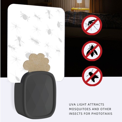 Flying Insect Trap,Bug Light Trap Indoor,Plug-in Mosquito Killer Blue ...
