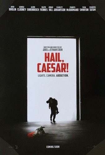 HAIL, CAESAR! MOVIE POSTER 2 Sided ORIGINAL Advance 27x40 COEN BROTHERS ...