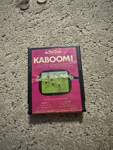 Atari Kaboom! Cartridge for 2600 1981, Activision, Cartridge Only | eBay