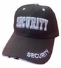 Black Security Cap Adjustable Embroidered Uniform Hat Guard Officer ...