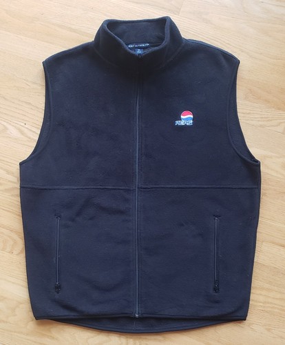 Port Authority Fleece Vest Mens Size 2XL PEPSI LOGO Zip Pockets EUC ...