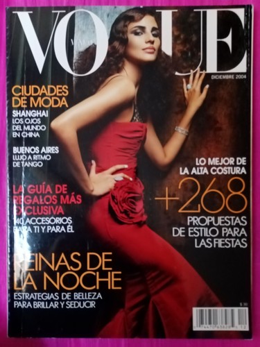 FERNANDA TAVARES VOGUE MEXICAN MAGAZINE MEXICO SPANISH DECEMBER 2004 | eBay