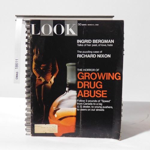 GROWING DRUG ABUSE Ingrid Bergman Richard Nixon Look Magazine March 5 ...