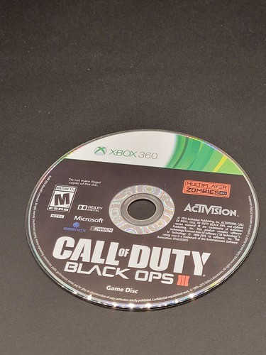 Calll of Duty Black Ops III (Game Disc Only) - Xbox 360 - Authentic ...